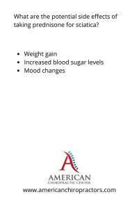 Does Prednisone Help With Sciatica? | American Chiropractors